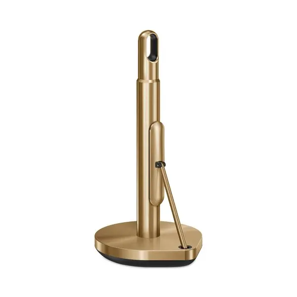 SIMPLEHUMAN Kitchen Paper Towel Holder - Brass