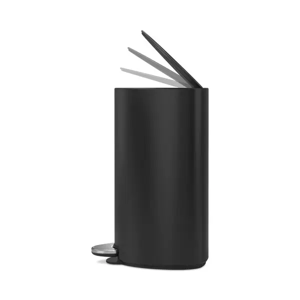 SIMPLEHUMAN 6 Liter Semi-round Bathroom Trash Can With Liner Pocket