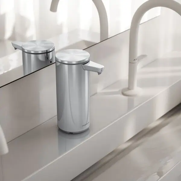 SIMPLEHUMAN 9oz Sensor Pump, Touch-free Hand Soap Dispenser