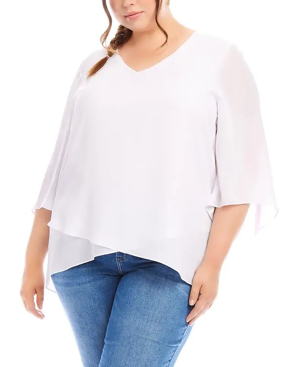Karen Kane Crossover Top - Owh