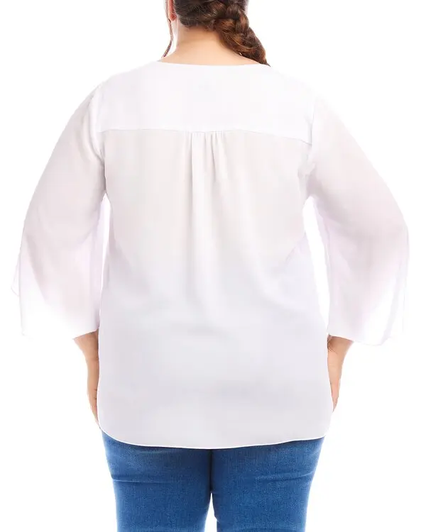 Karen Kane Crossover Top - Owh