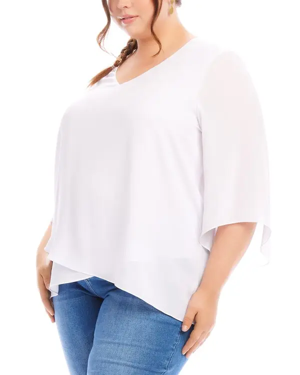 Karen Kane Crossover Top - Owh