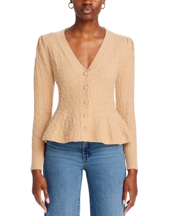 Line & Dot Amina Peplum Cardigan
