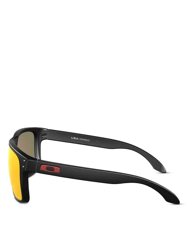 Oakley Holbrook Xl Square Sunglasses - Black/orange Solid