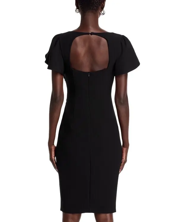 black halo sheath dress Black Halo Marissa Sheath Dress in Black
