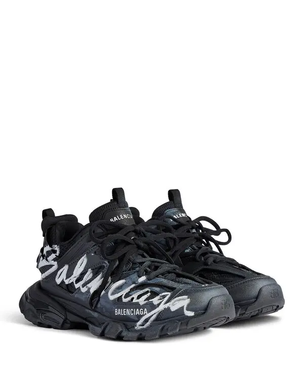 Balenciaga Track Sneakers - Black/ecru