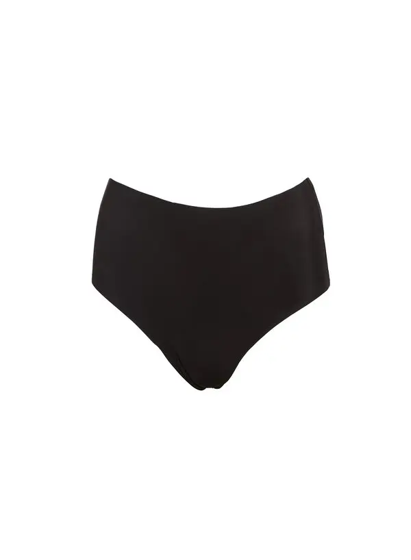 Fleur Du Mal Le Stretch Micro High Waist Brief - Black