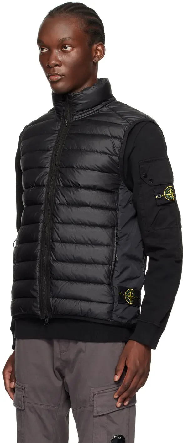Island Garment Dyed Micro Yarn Down Gilet Stone Island Micro Down