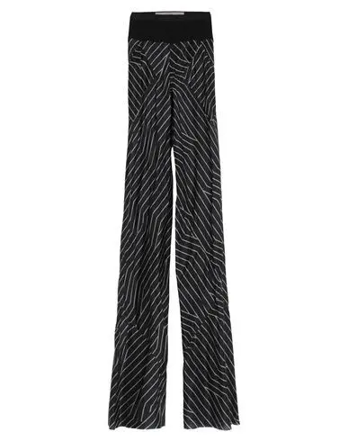 Rick Owens Striped Flared Pants - Black
