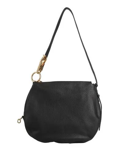 Burberry Calfskin Hobo Bag - Black