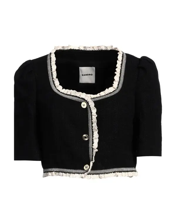 Sandro Tweed Bolero Jacket