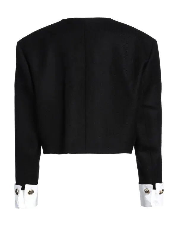 Sandro Jacket Size Wool, Cotton, Viscose