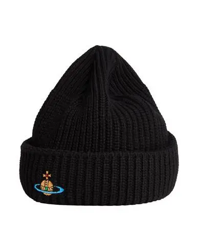 VIVIENNE WESTWOOD Wool Beanie - Black