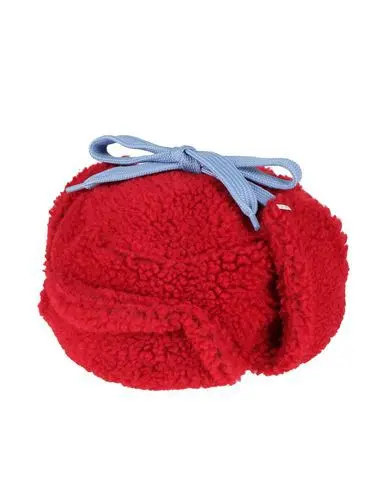 Emporio Armani Polar Fleece Trapper Hat - Red