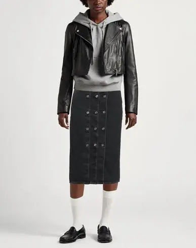 Sandro Flared Denim Skirt