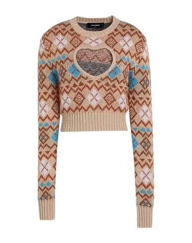 Dsquared2 Multicolor Wool, Polyamide & Mohair Wool Sweater