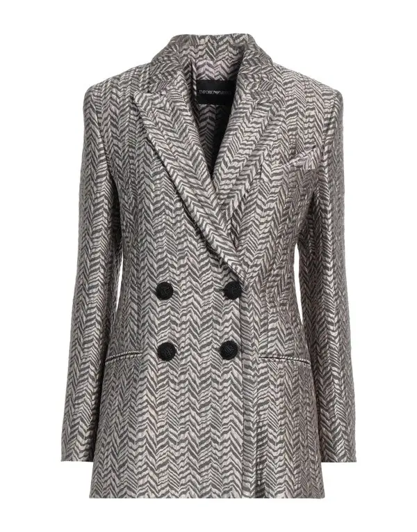 Emporio Armani Double-breasted Blazer - Beige