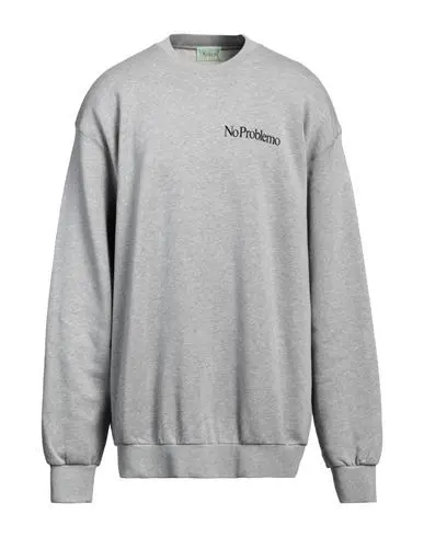 Aries Crewneck Long Sleeve Sweatshirt - Grey