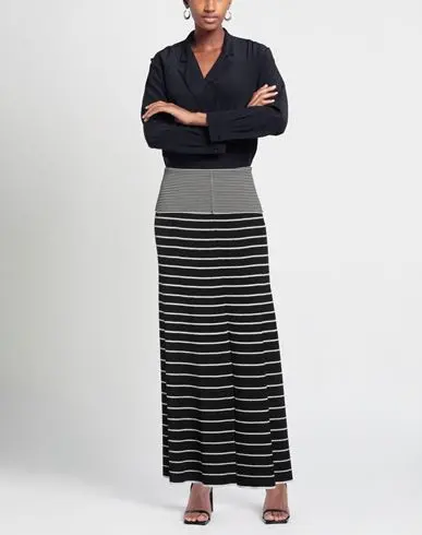 Giorgio Armani Maxi Skirt In Virgin Wool And Polyamide