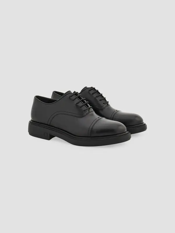FERRAGAMO Camden Leather Lace-up Shoes
