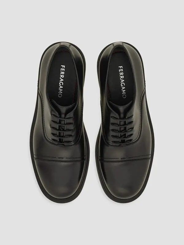 FERRAGAMO Camden Leather Lace-up Shoes