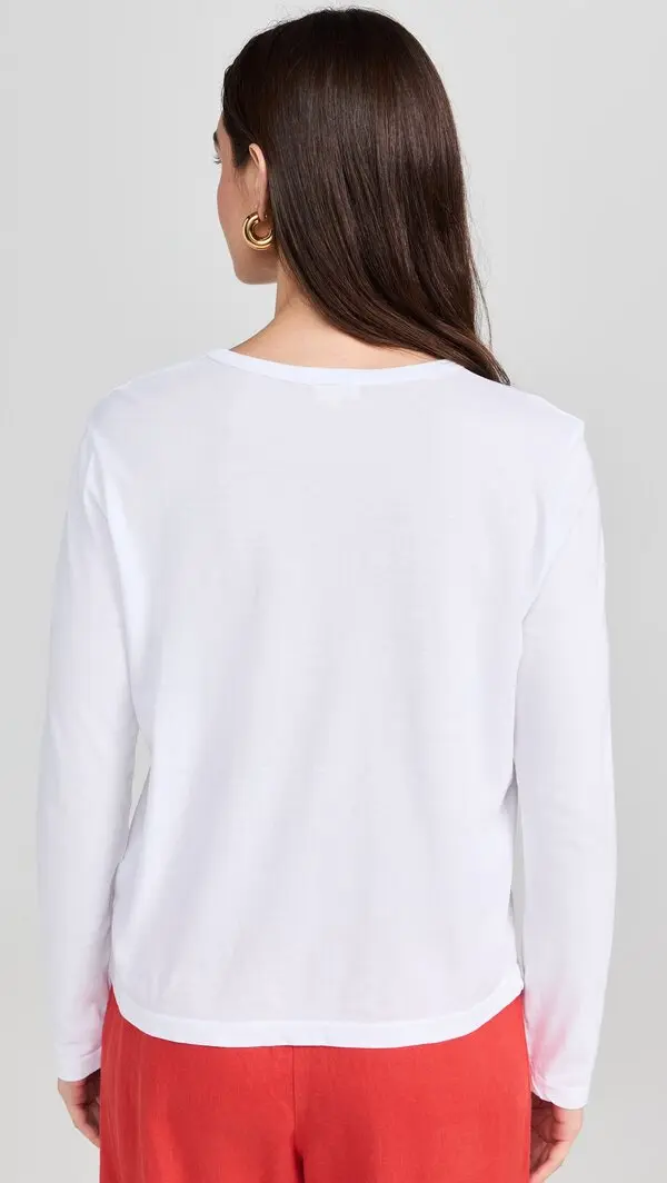 Donni. The Jersey Relaxed Long Sleeve Tee