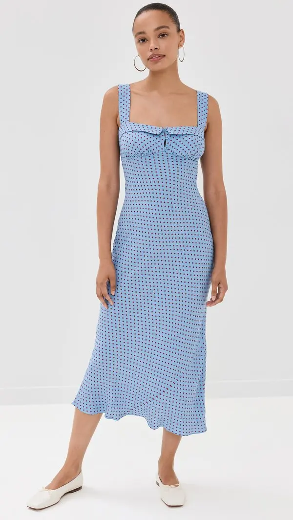 knee length dresses for ladies Sweet Summertime Dress – V's Type main image 1