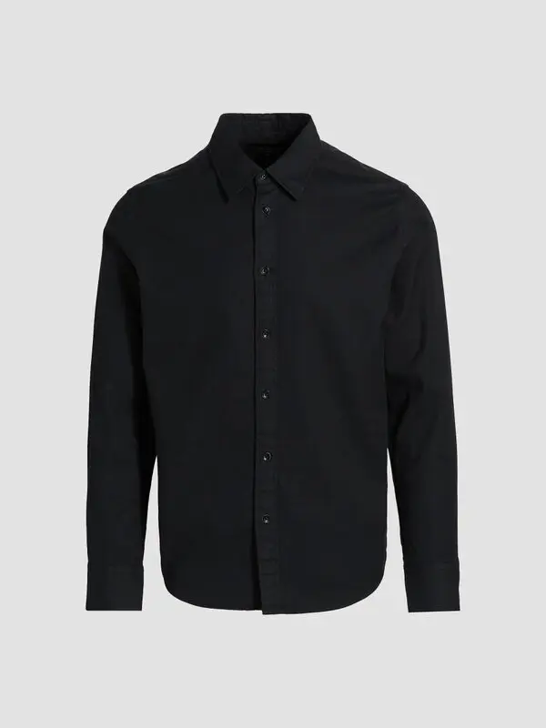 Rag & Bone Tomlin Cotton Button-front Shirt - Black