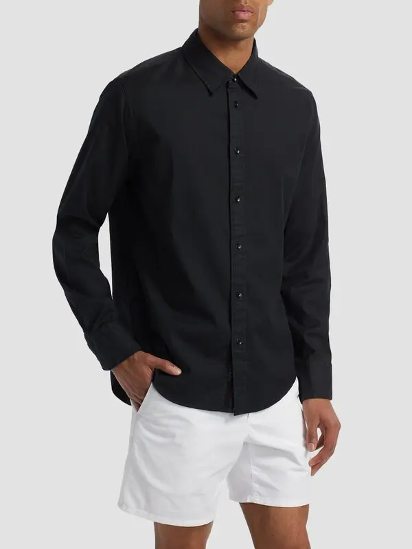 Rag & Bone Tomlin Cotton Button-front Shirt - Black