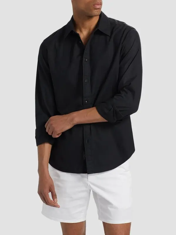 Rag & Bone Tomlin Cotton Button-front Shirt - Black