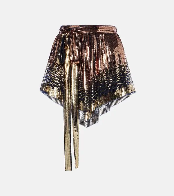 Rabanne Sequined Shorts