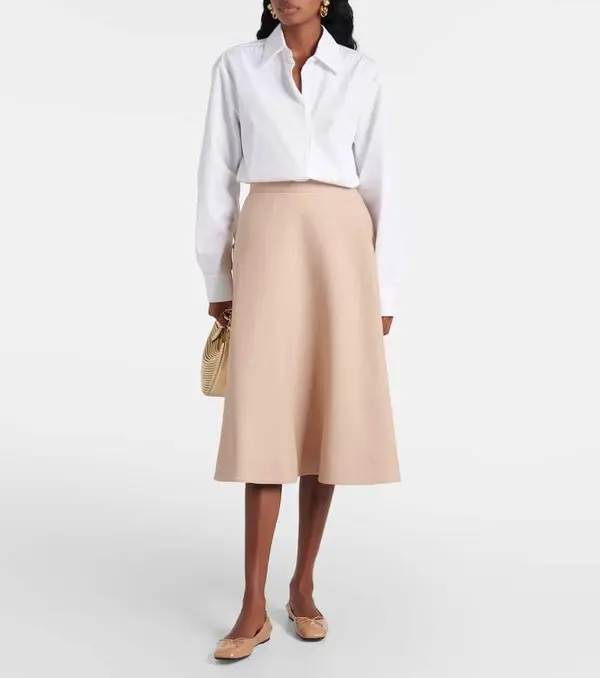 Valentino Garavani Vlogo Signature Leather Ballet Flats - Pink
