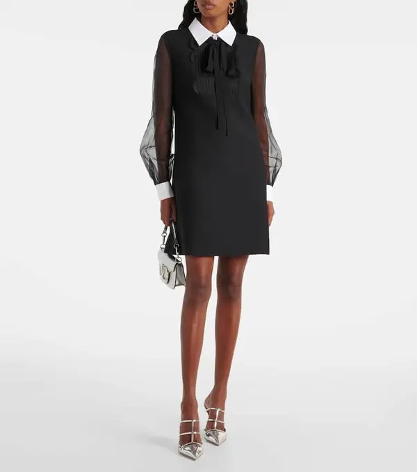 Valentino Garavani Crepe Couture Minidress