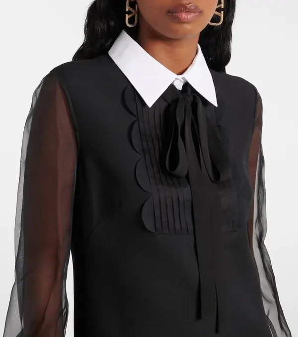 Valentino Garavani Crepe Couture Minidress