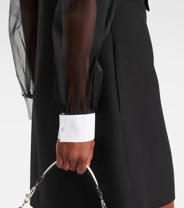 Valentino Garavani Crepe Couture Minidress