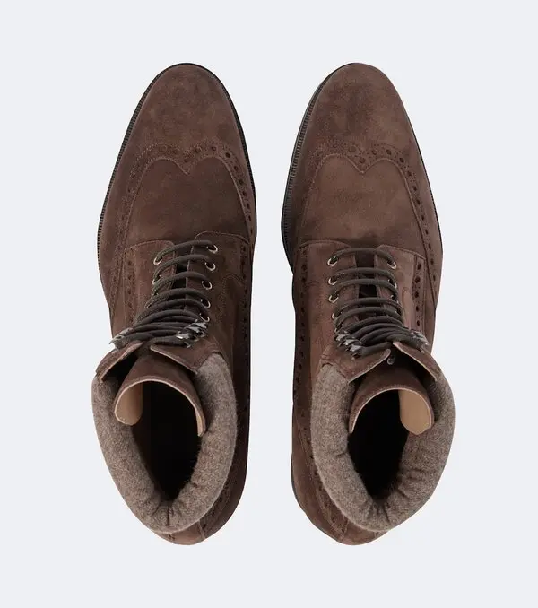 Manolo Blahnik Sapele Lace-up Boots