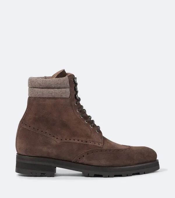 Manolo Blahnik Sapele Lace-up Boots