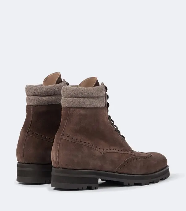 Manolo Blahnik Sapele Lace-up Boots
