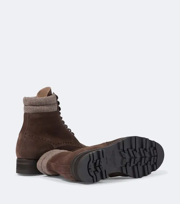 Manolo Blahnik Sapele Lace-up Boots