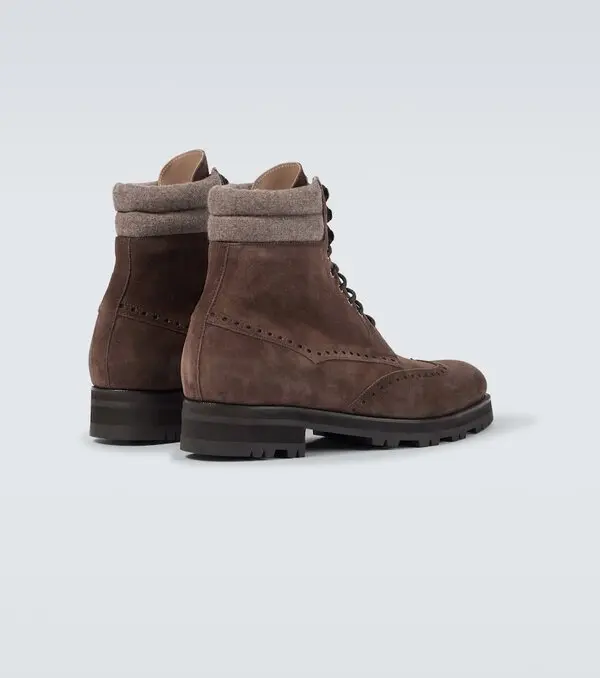 Manolo Blahnik Sapele Lace-up Boots