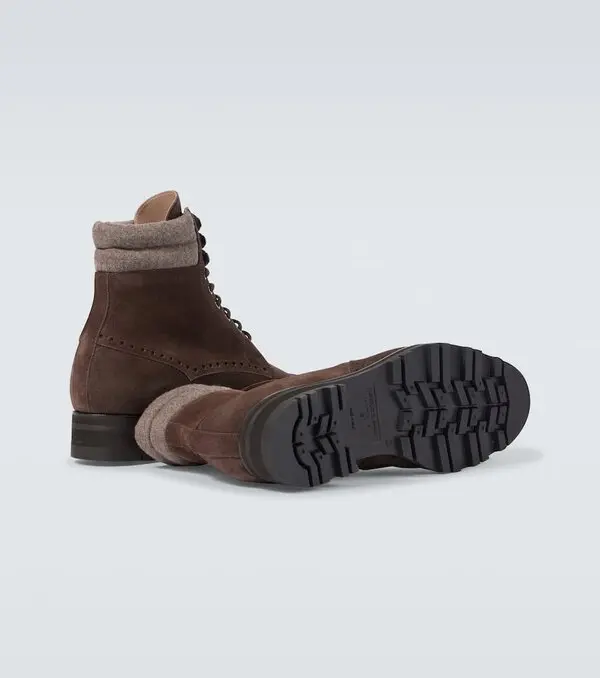 Manolo Blahnik Sapele Lace-up Boots