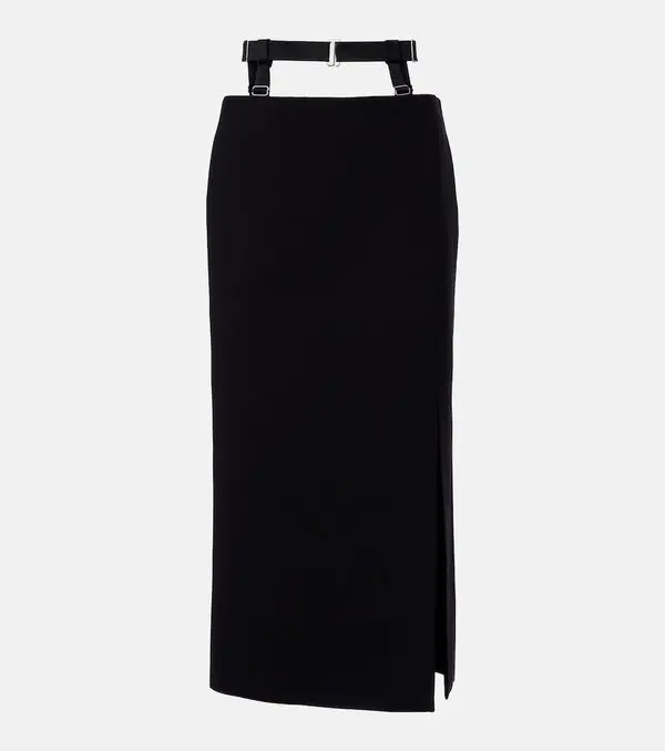 MUGLER Cutout Pencil Skirt