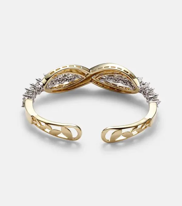 Yeprem 18kt And Diamond Bangle
