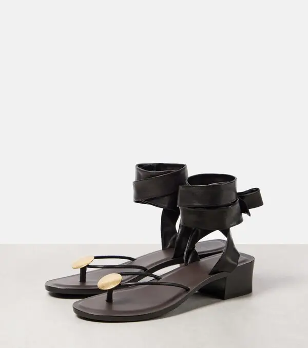 THE ROW Cord Leather Thong Sandals