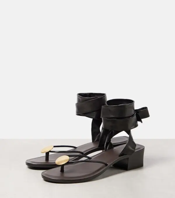 THE ROW Cord Leather Thong Sandals