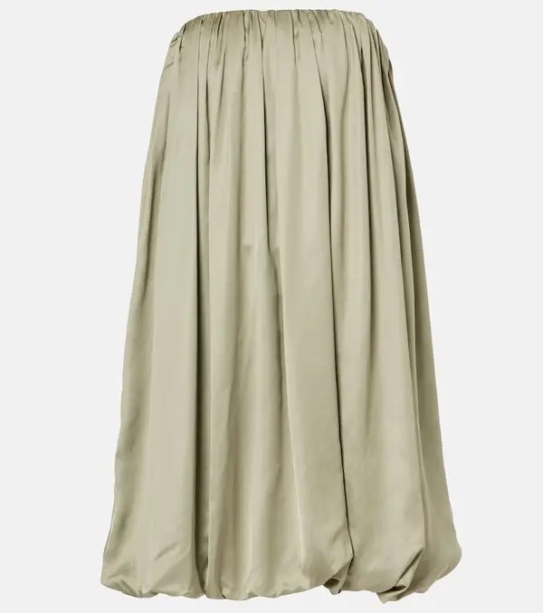 MAISON MARGIELA Ruffled Minidress - Green