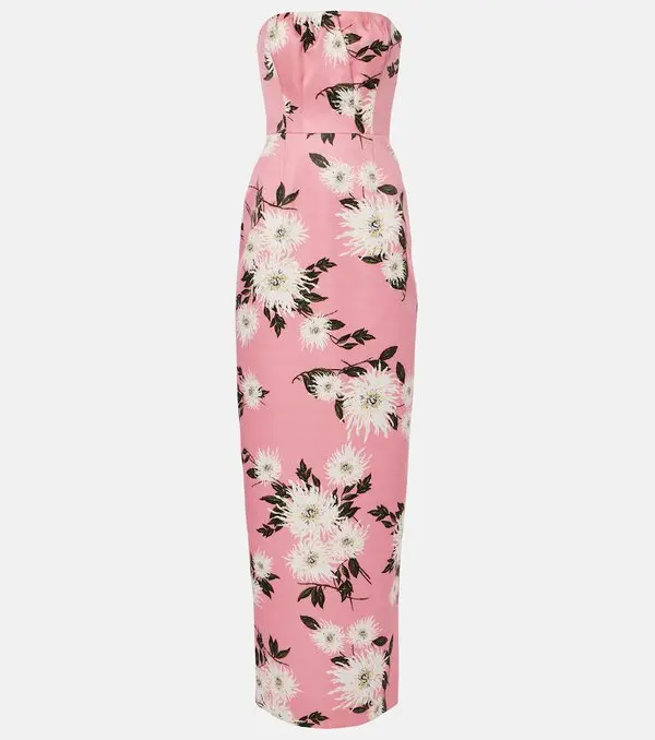 EMILIA WICKSTEAD Emine Floral Gown - Pink