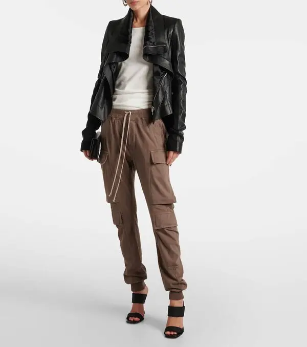 Rick Owens Mastodon Megacargo Jeans - Brown