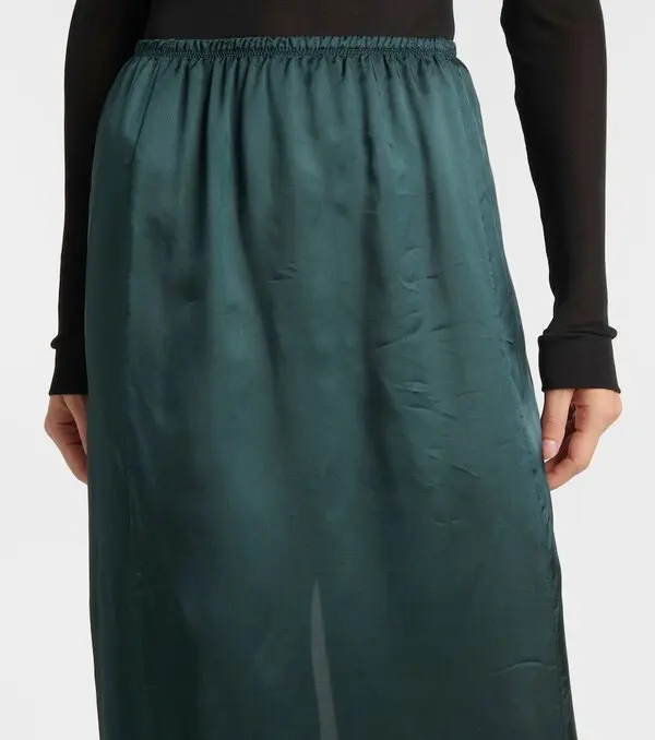 MAISON MARGIELA Satin Maxi Skirt
