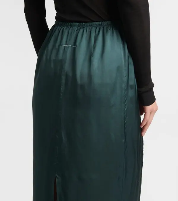 MAISON MARGIELA Satin Maxi Skirt